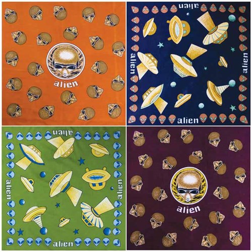 Bandana alien (assorted) | Haza-Witbaard